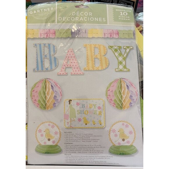 Gartner | Party Supplies | Gartner Studio Pastel Colors Baby Shower ...